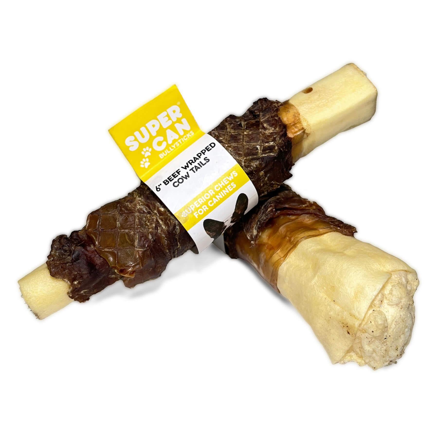 SuperCan 6" Beef Wrapped Cow Tail – Tolonen Family Pet Shop